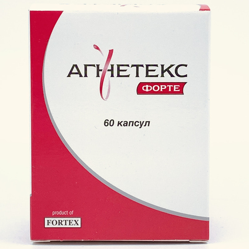 Агнетекс форте (Agnetex forte) капсулы №60 (6 блистеров х 10 капсул) (3800212710608): купить в ...
