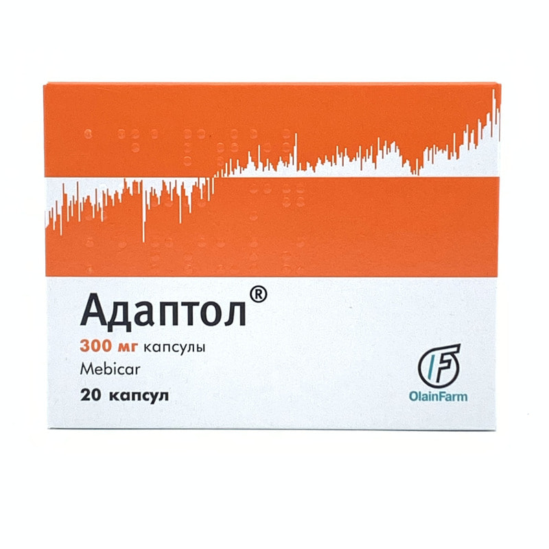 Adaptol kapsulalari 300 mg №20 (2 blister х 10 kapsula) (4750258314553 ...