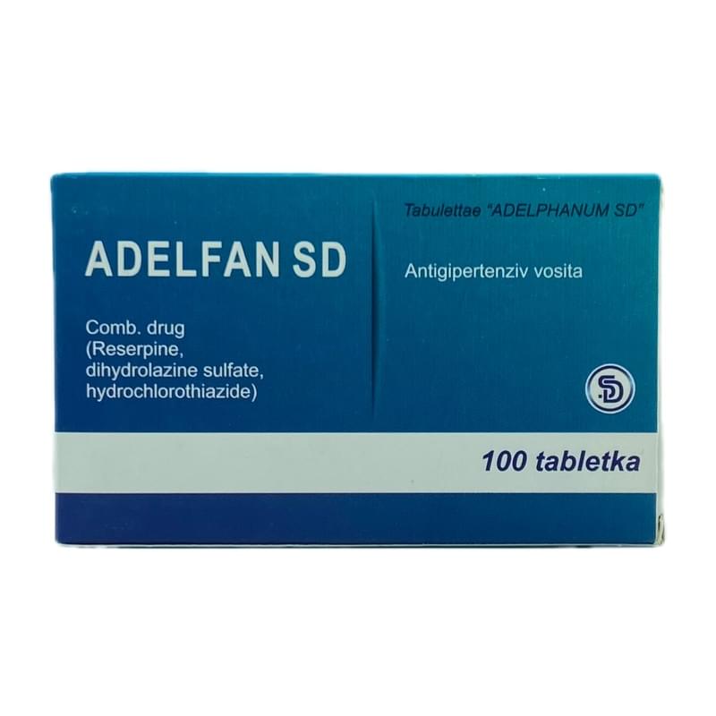Адельфан SD (Adelfan SD) таблетки №100 (10 блистеров х 10 таблеток ...