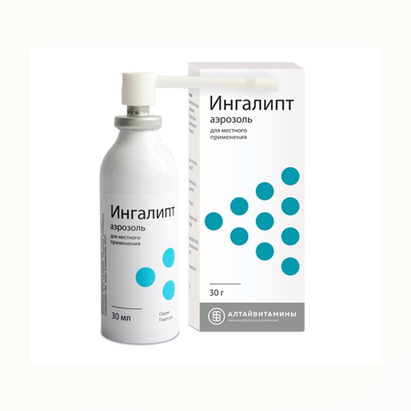 Ингалипт (Ingalipt) Алтайвитамины аэрозоль для местного применения по ...