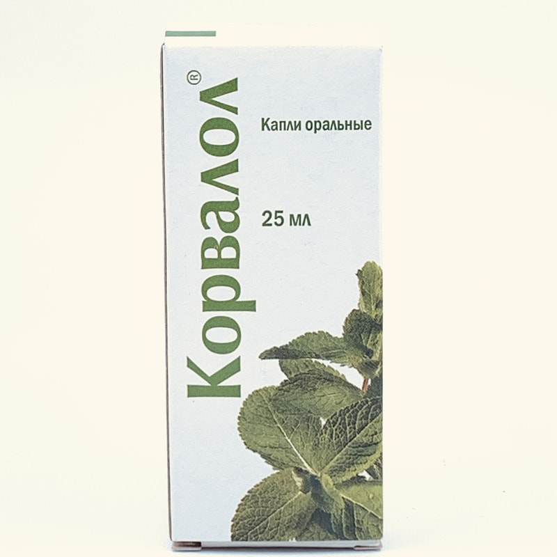 Корвалол (Korvalol) Фармак капли оральные по 25 мл (флакон ...