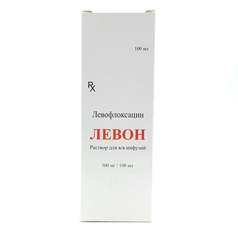 Левон (Levon) раствор для внутривенных инфузий 500 мг / 100 мл по 100 ...