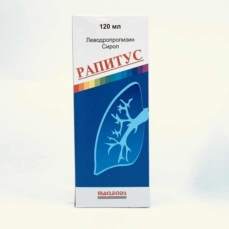 Рапитус (Rapitus) сироп 30 мг / 5 мл по 120 мл (флакон) (8901463127612 ...