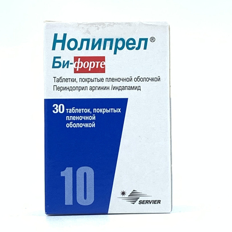 Noliprel Bi-Forte tabletkalari 10 mg / 2,5 mg №30 (blister ...