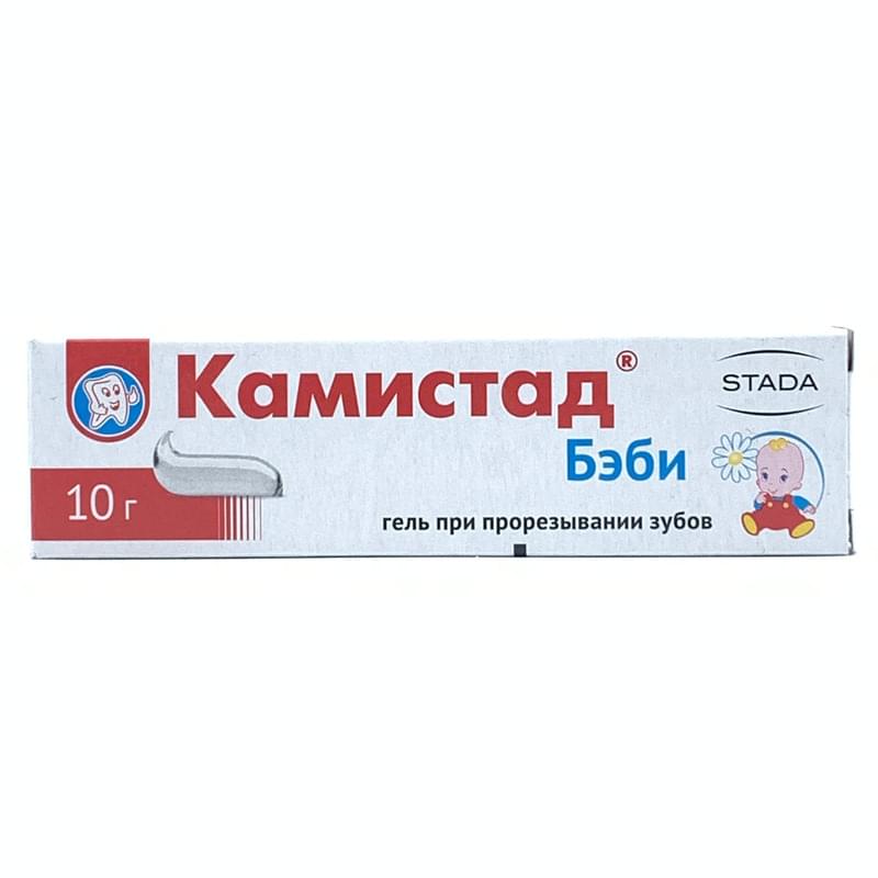 Kamistad Baby tish go'shti jeli bolalarda 10 g tish chiqishi uchun ...